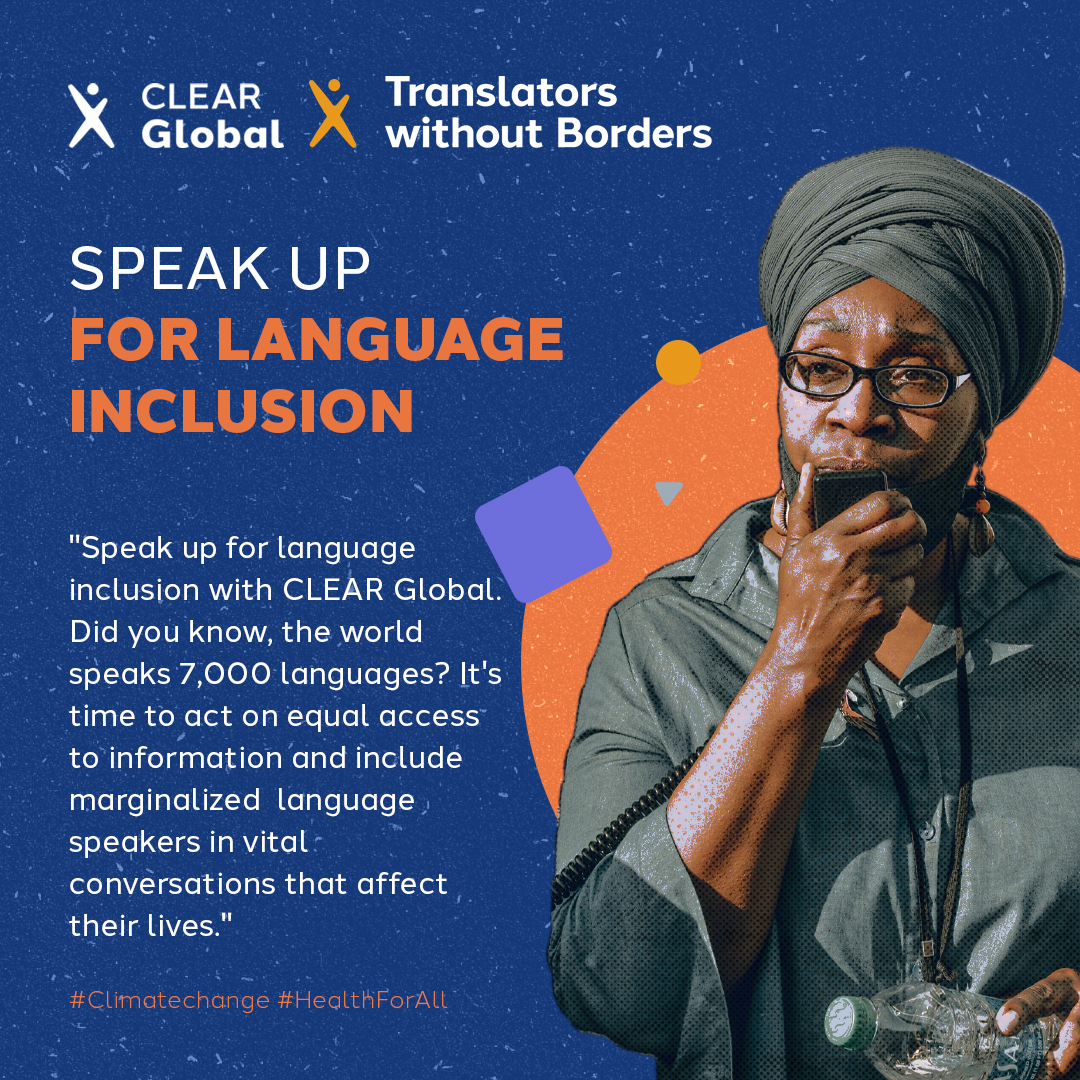 Speak up for language inclusion